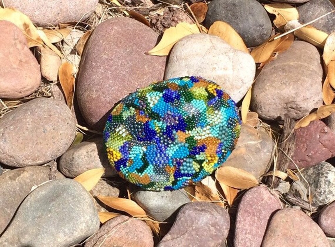 Tutorial Let's Bead a Rock - Etsy