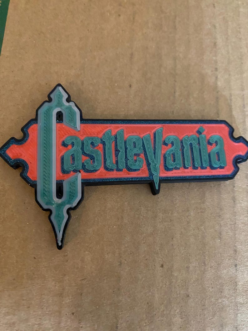 Castlevania Titlescreen Logo NES Magnet - Etsy