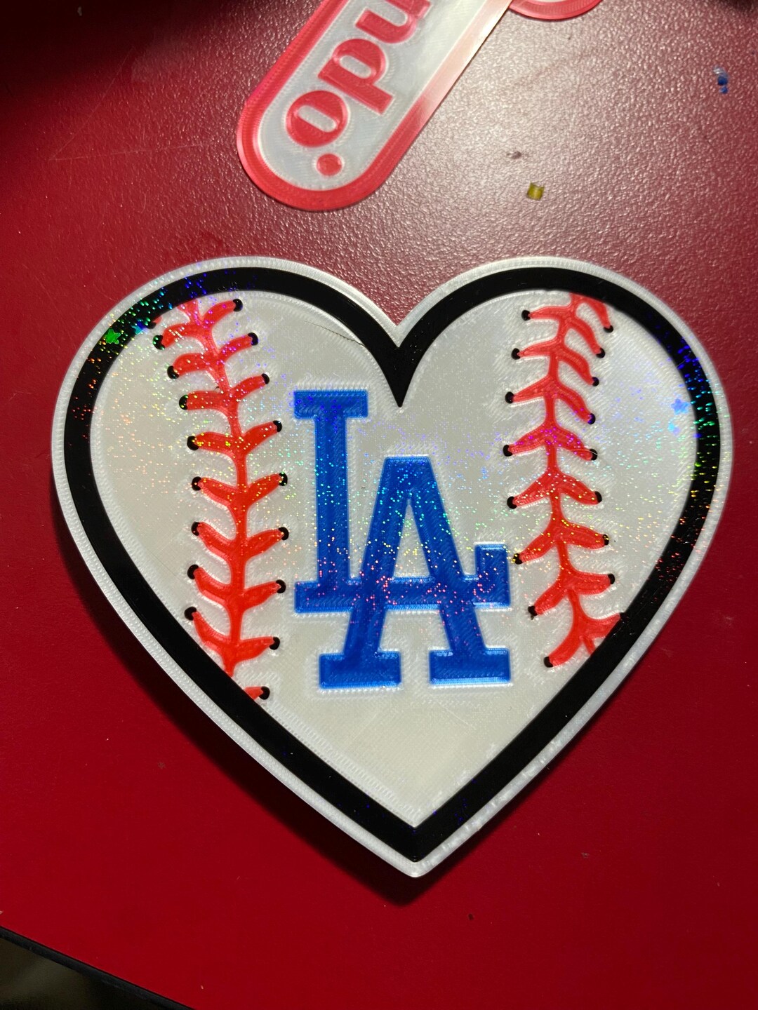 Los Angeles Dodgers Valentine/heart Magnet Version 2 - Etsy