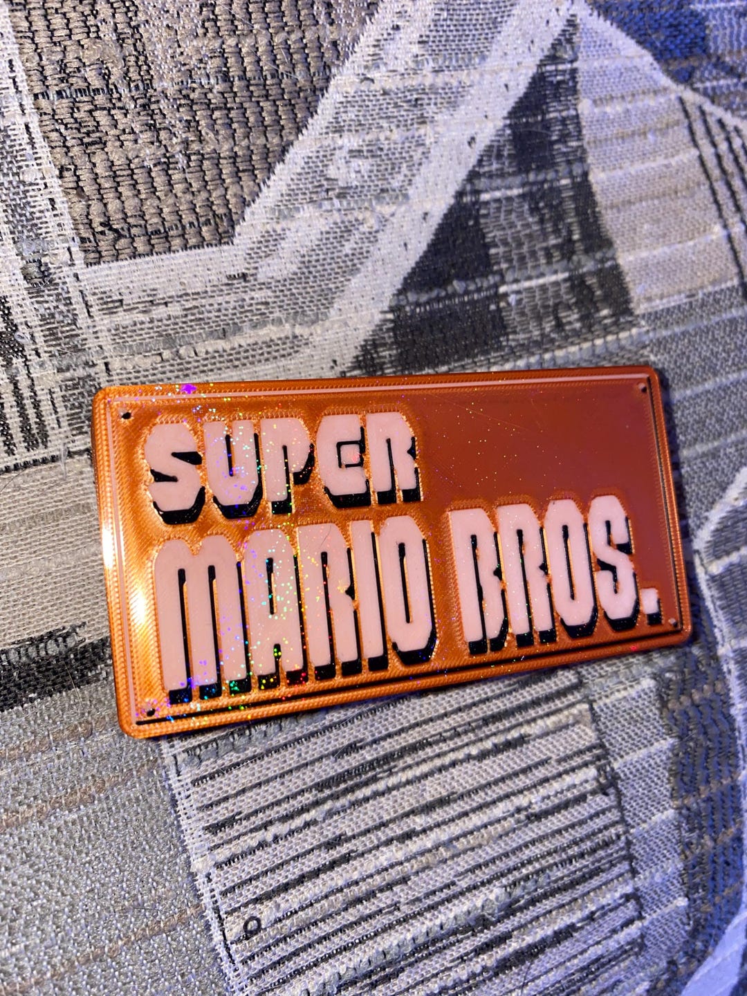 Super Mario Bros Title Screen Logo Magnet - Etsy