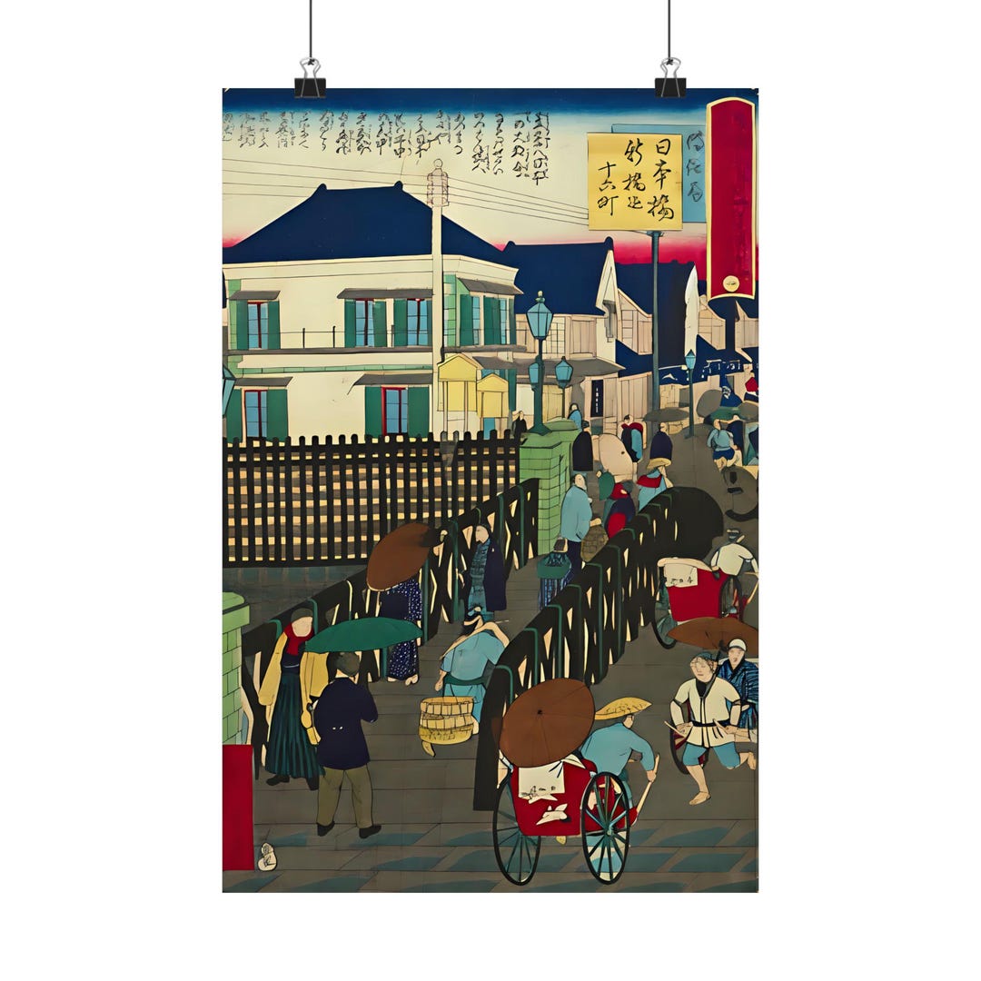 End of the Samurai, Rise of Modern Japan - Meiji Ukiyo-e by Hiroshige ...