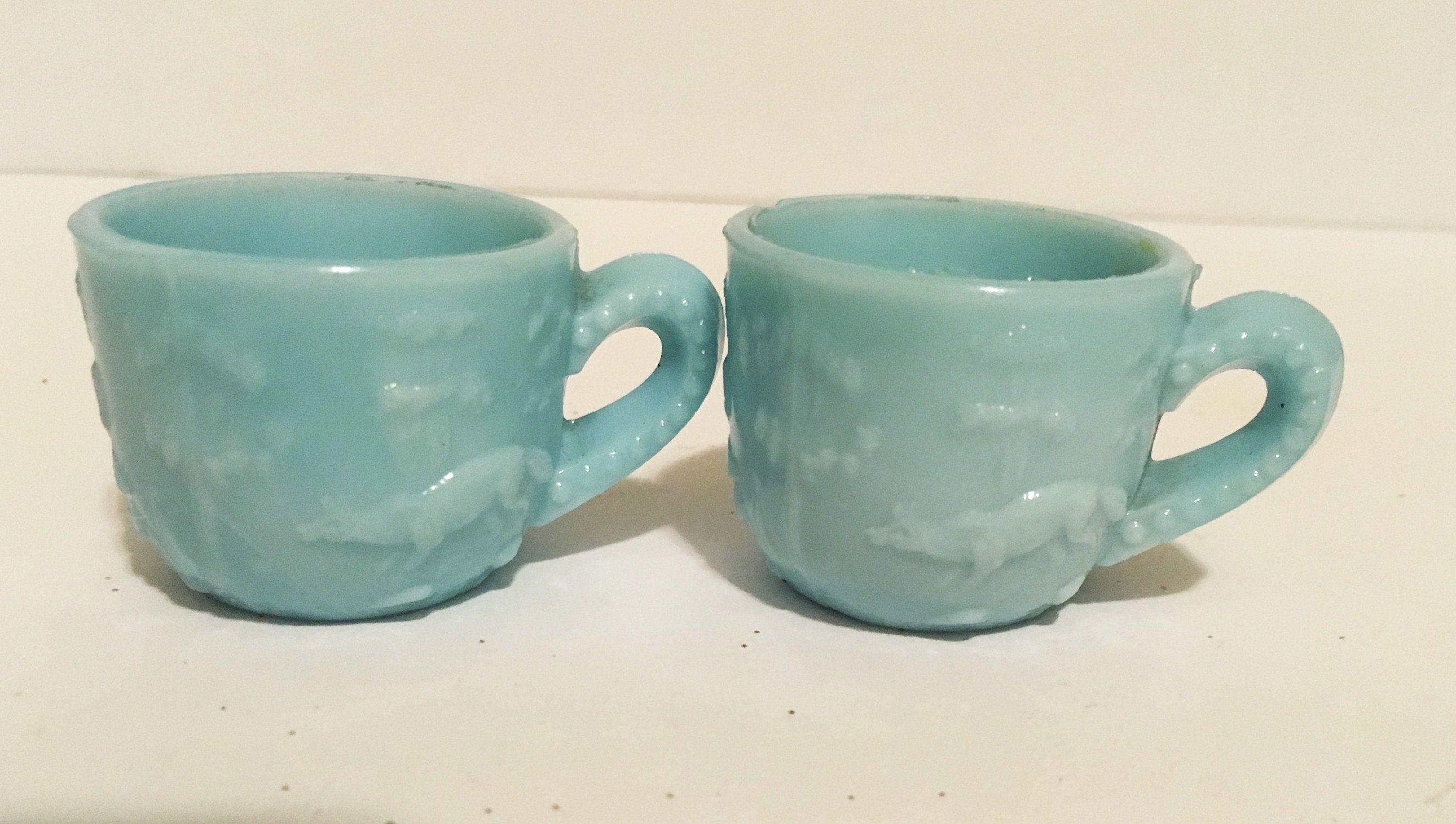 U.S. Glass Co. Little Red Riding Hood Punch Cups EAPG - Etsy