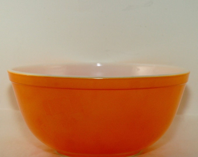 Pyrex Mixing Bowl 403 Orange Vintage 1970's - Etsy