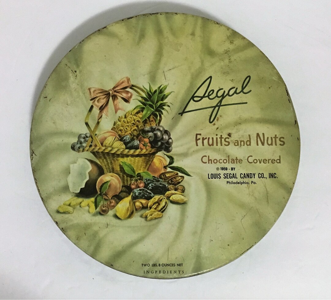 Candy Tin - Gift Tin - Decorative Tin - Vintage - Etsy