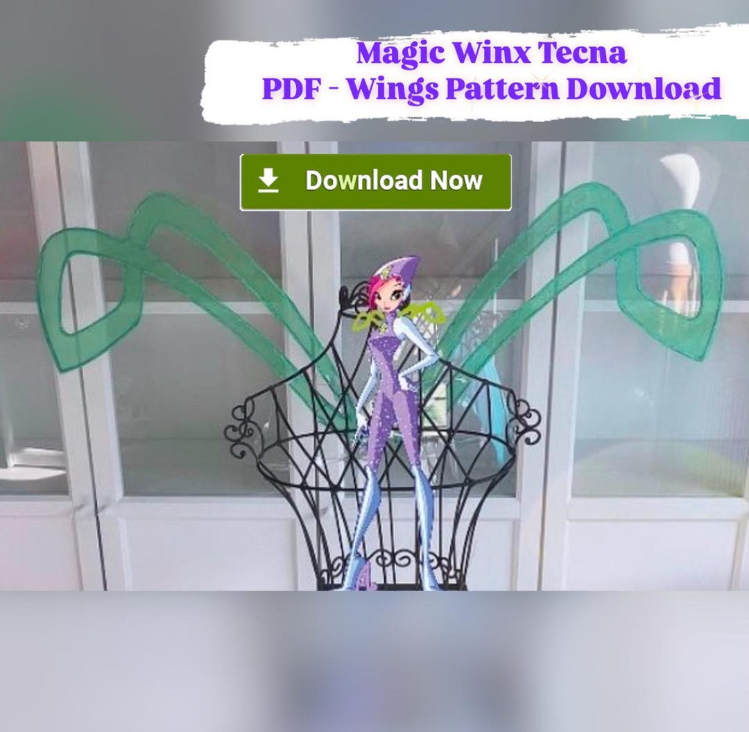 Winx Club Wings Template Download - Etsy