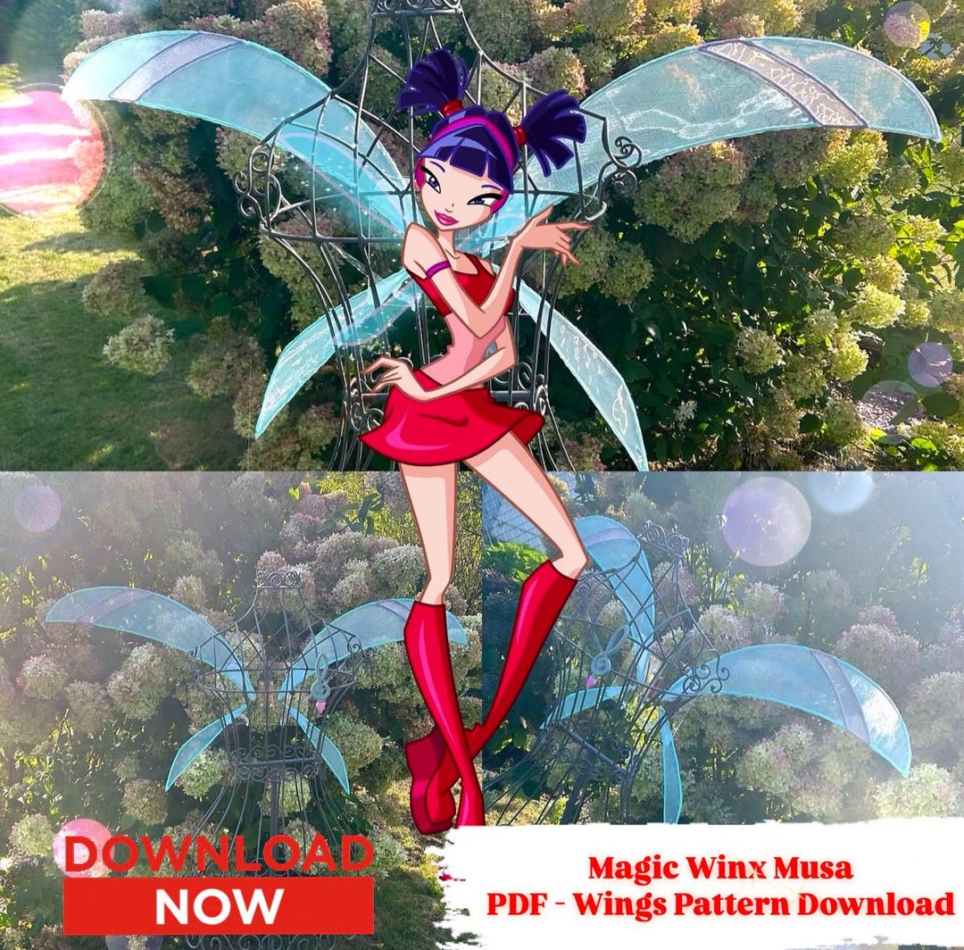 Winx Club Wings Stencil Musa - Etsy UK