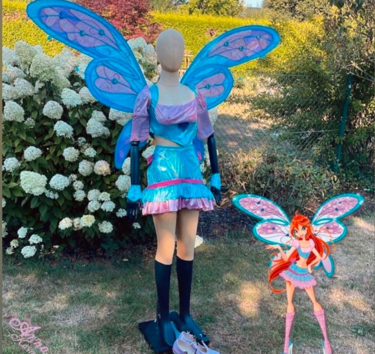 Winx Club Believix Bloom Cosplay (without Wings, Shoes & Wig) - Etsy
