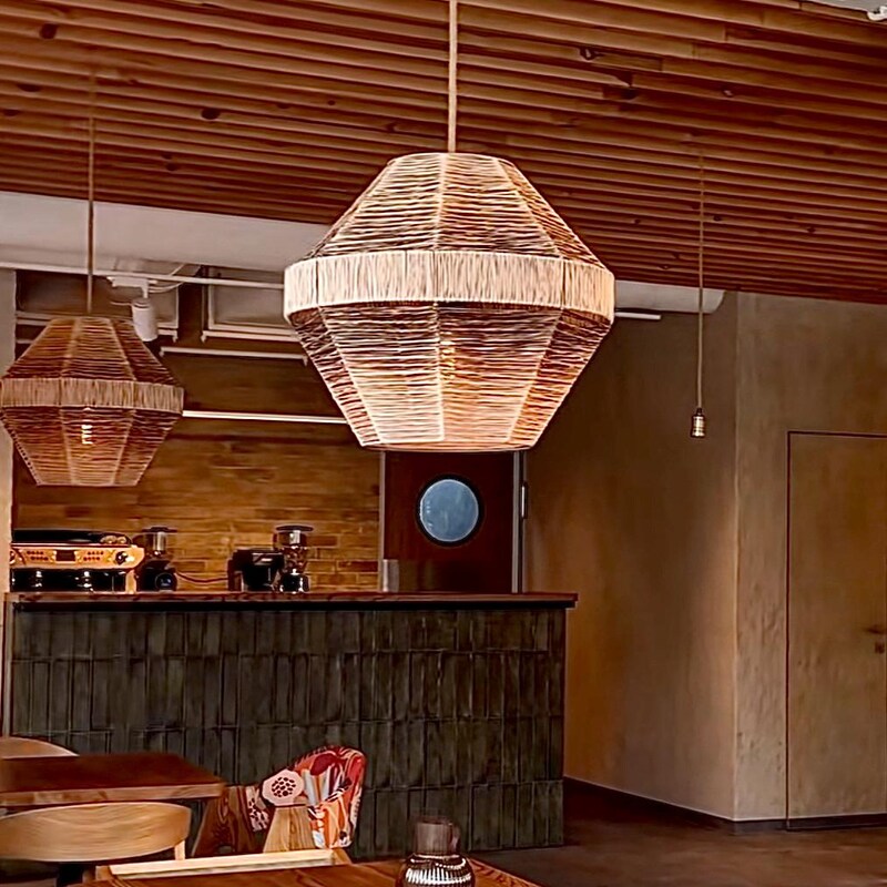 Yarn Pendant Light - Etsy