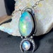 Aurora Opal Moonstone Necklace in Sterling Silver Celestial Jewelry - Etsy