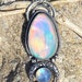 Aurora Opal Moonstone Necklace in Sterling Silver Celestial Jewelry - Etsy
