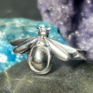 Firefly Ring in Sterling Silver Unique Custom Bug Jewelry - Etsy