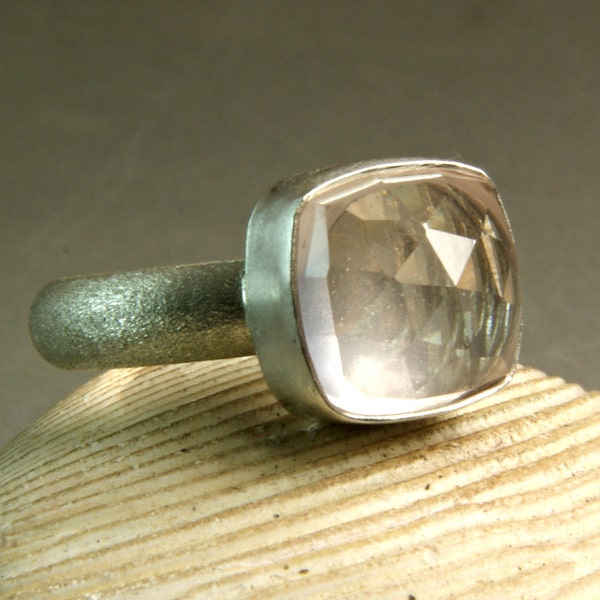 Square Crystal Ring - Etsy