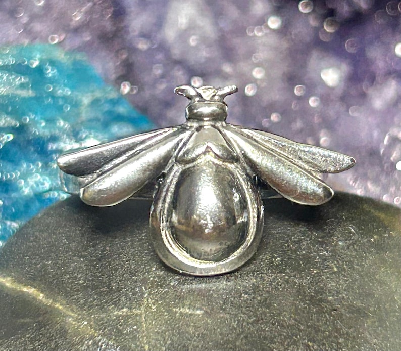 Firefly Ring in Sterling Silver Unique Custom Bug Jewelry - Etsy