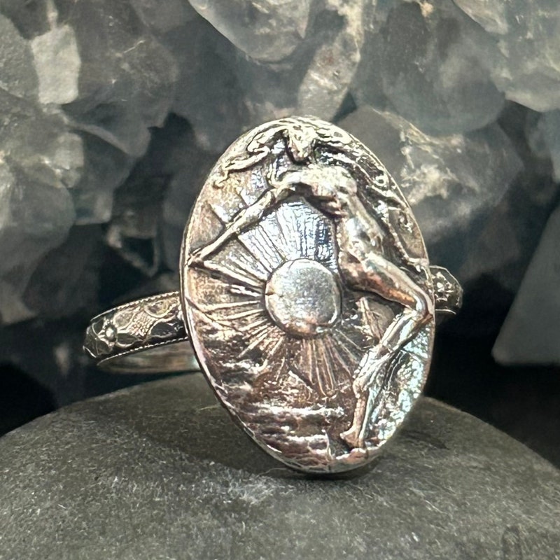Moon Goddess Ring - Etsy