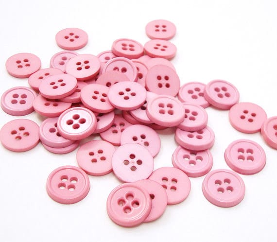 12 botones de rosa rosa medio 1/2 13 mm - Etsy España