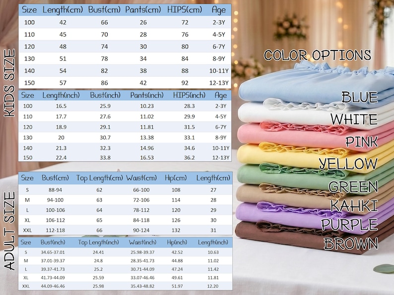 Custom Ruffle Linen Pajama Set: Bridesmaid Gift, Personalized Wedding ...