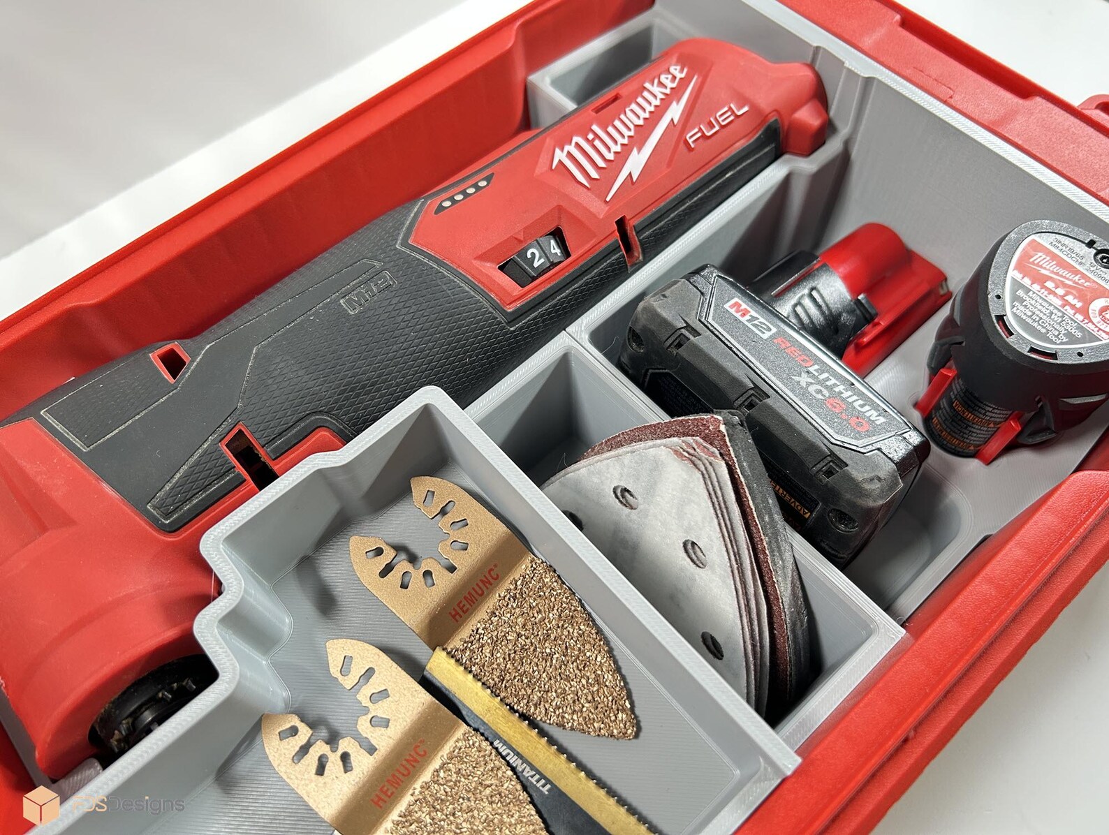 Milwaukee Packout Insert for M12 Oscillating Multi-tool (model# 2526-20 ...