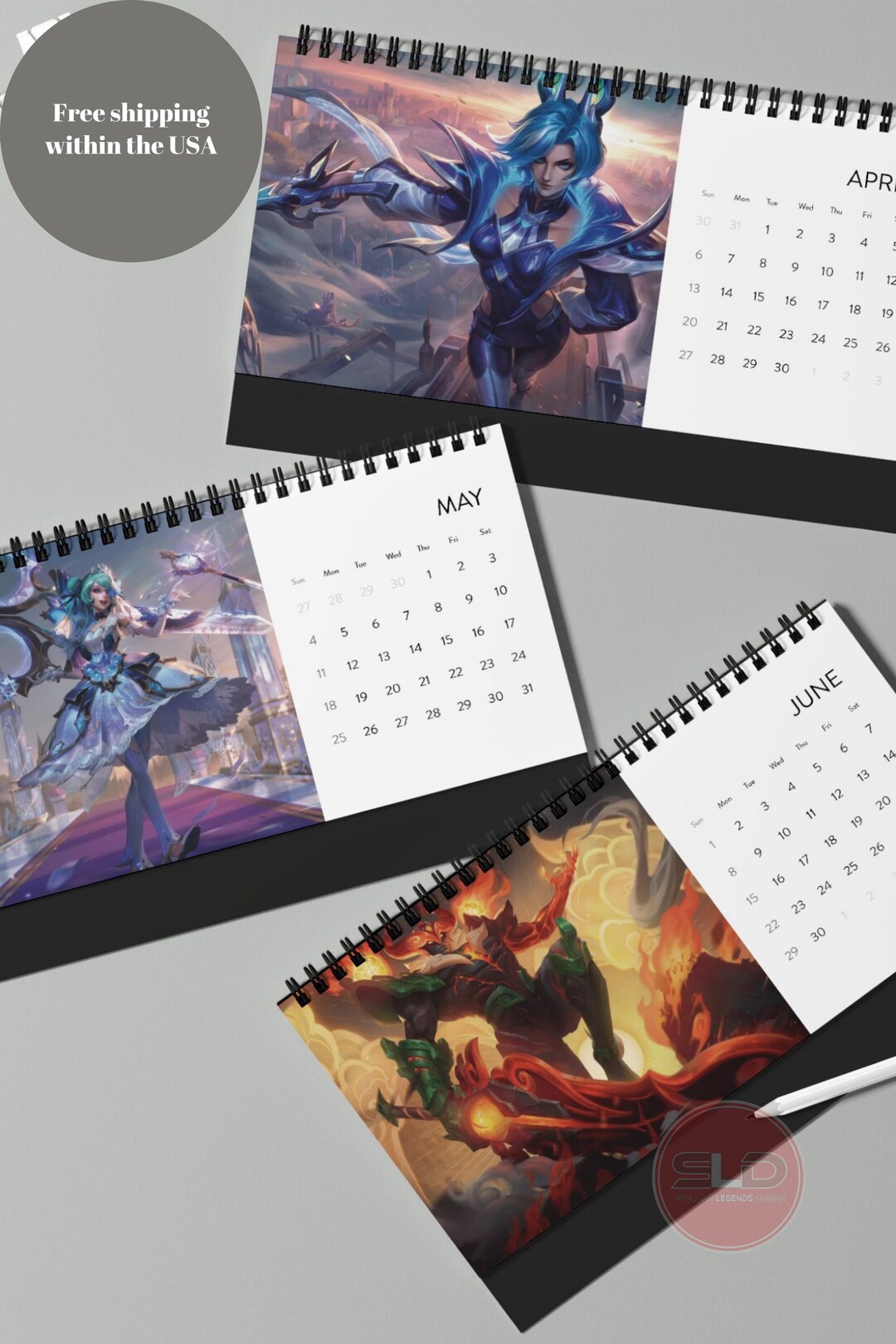 2025 Arcane Calendar League of Legends Wall Calendar Jinx, Ekko ...