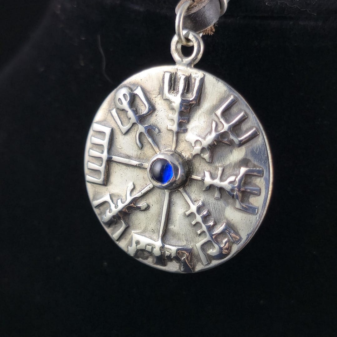 Vegvisir Compass in Sterling Silver – Historical Viking Norse ...