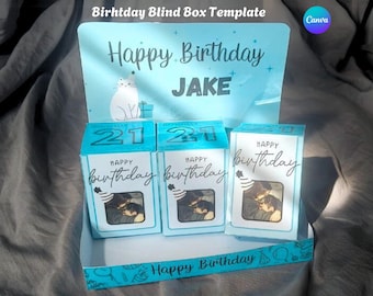 Printable DIY Blind Box Template | Personalized Gift - Etsy