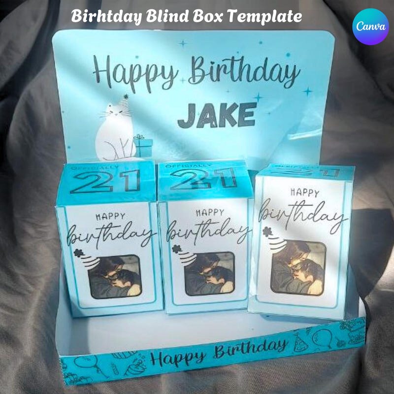 Blind Box Template - Etsy