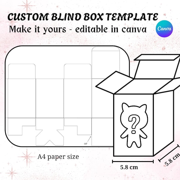 Blind Box Templates - Etsy