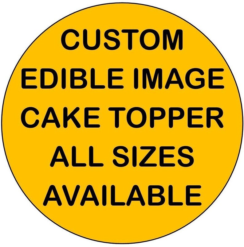 Personalised Custom Edible Cake Topper - Your Own Image - Multiple ...