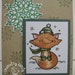 Winter Fox Digital Stamp Line Art for Card Making, Paper Crafts ...
