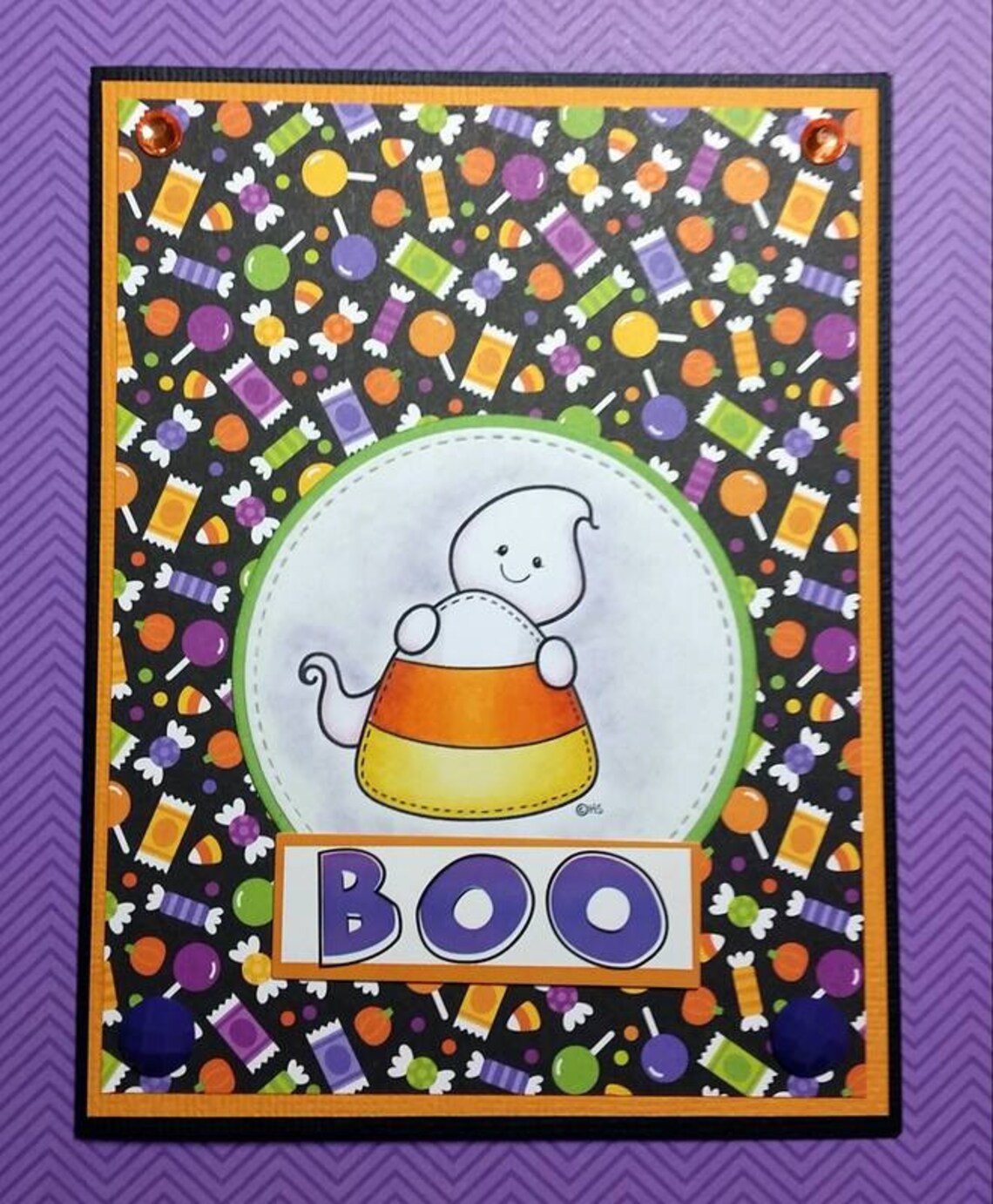 Candy Corn Ghost Digital Stamp Halloween Stamp Digital - Etsy
