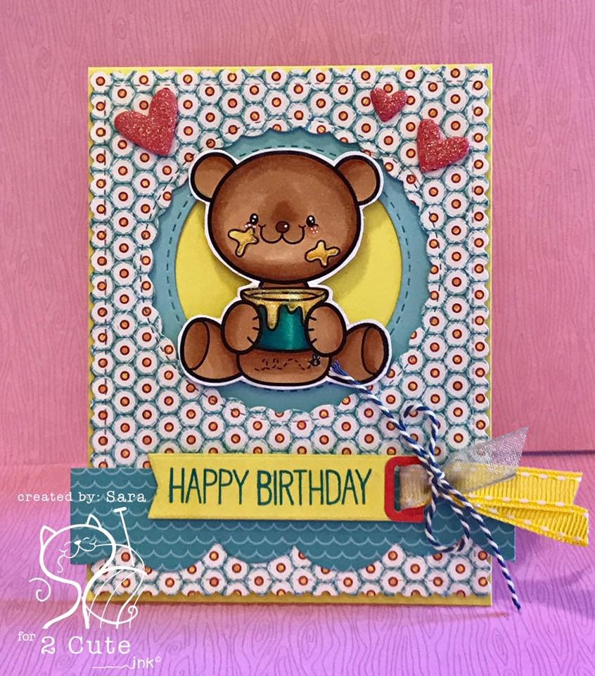 Honey Bear Digital Stamp Bear Digital Stamp Bear Stamp | Etsy
