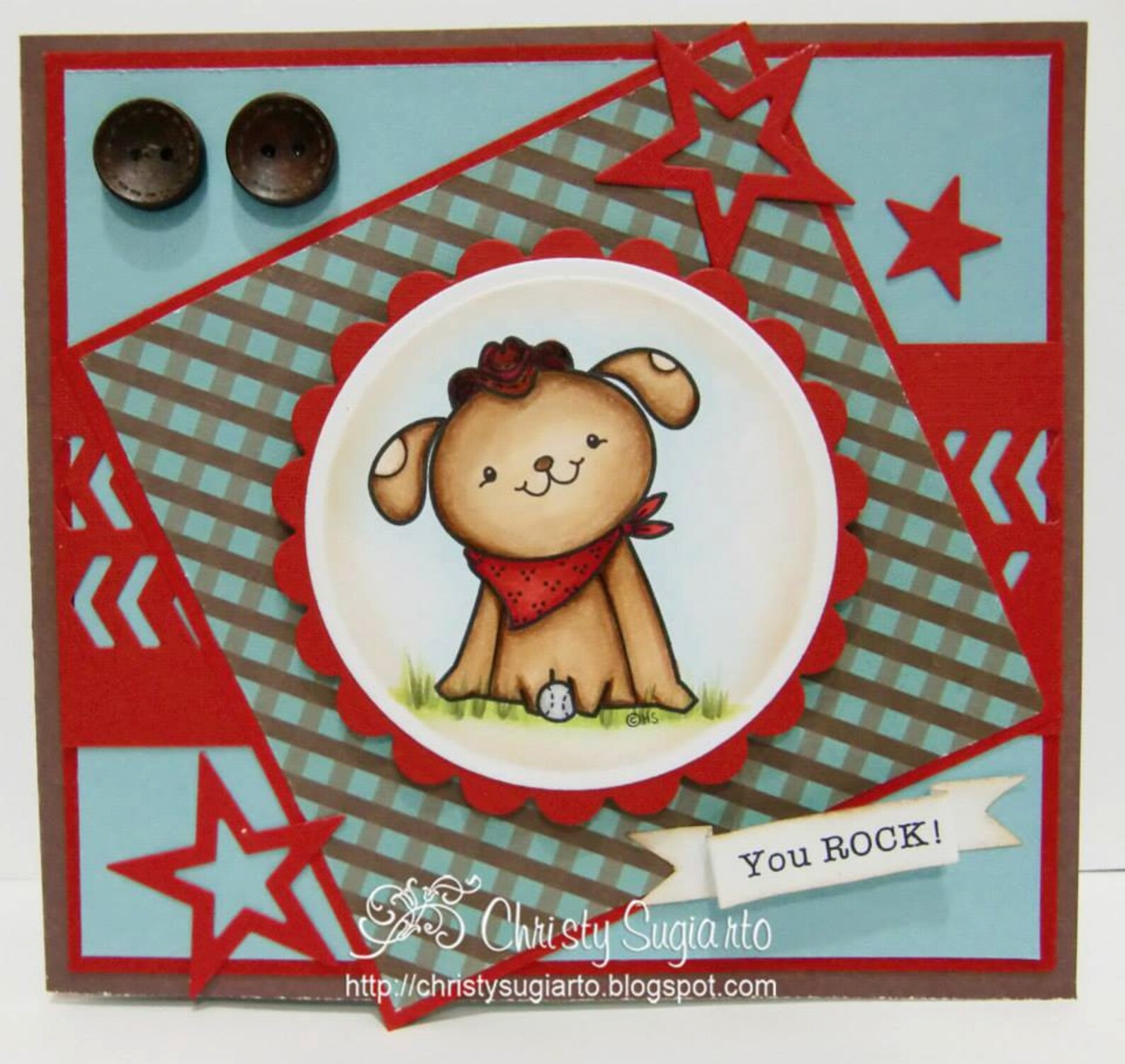 Country Puppy Digital Stamp for Card Making - Etsy