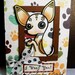 Chihuahua Doodle Digital Stamp for Card Making, Paper Crafts ...