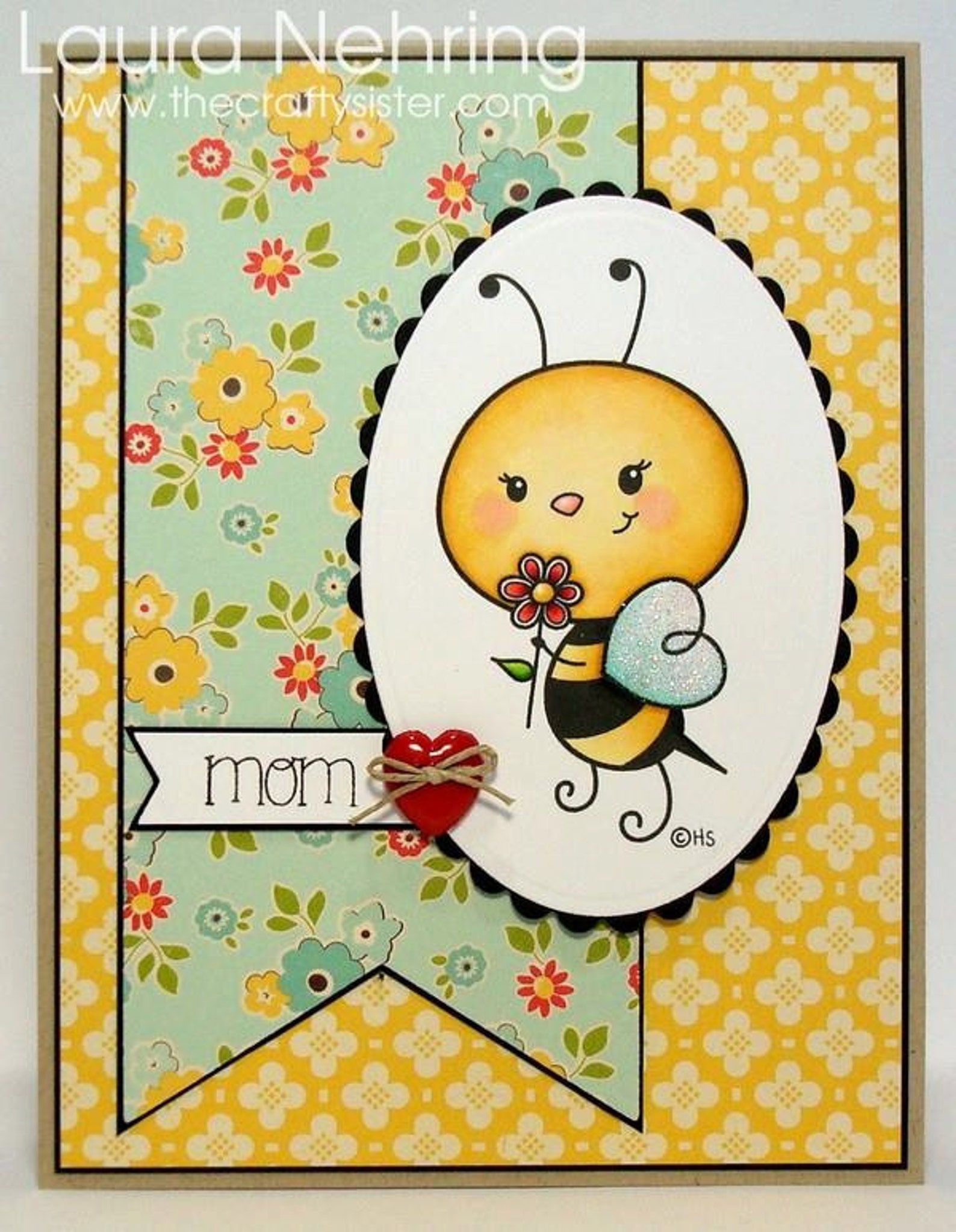 Sweet Honey Bee Digital Stamp for Card Making Paper Crafts - Etsy UK