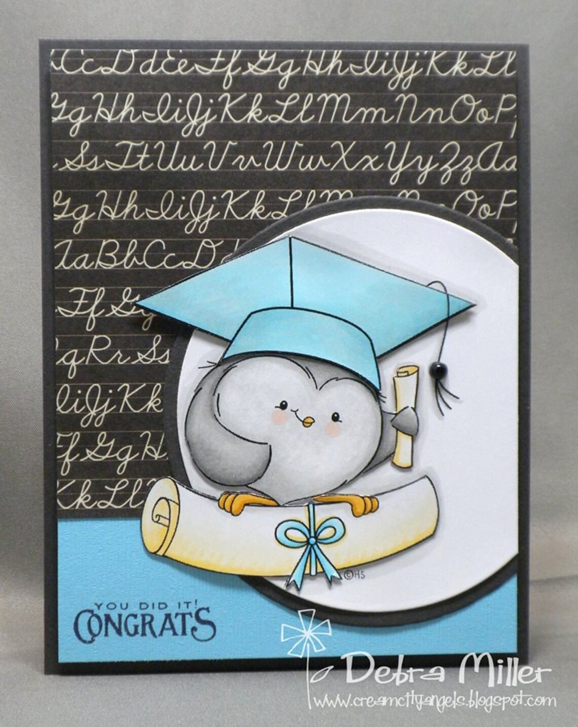 Graduation Owl Digital Stamp for Card Making Paper Crafts - Etsy