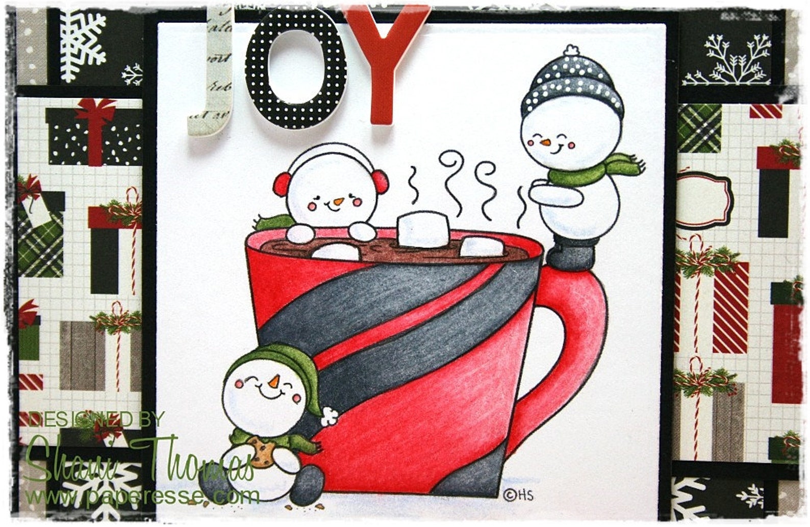 Christmas Digital Stamps Winter Digital Stamps Snowman - Etsy