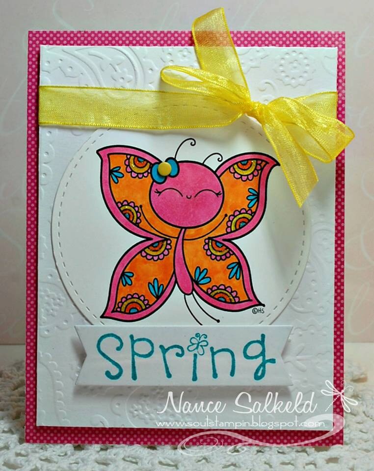 Butterfly Doodle Digital Stamp for Card Making Paper Crafts - Etsy