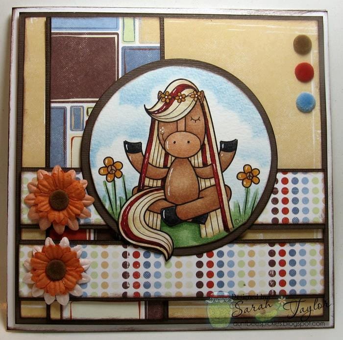 Hippie Horses Digital Stamp Set for Card Making Paper Crafts | Etsy