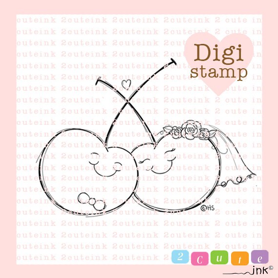 Digital Stamp I Cherryish You Anniversary Wedding | Etsy