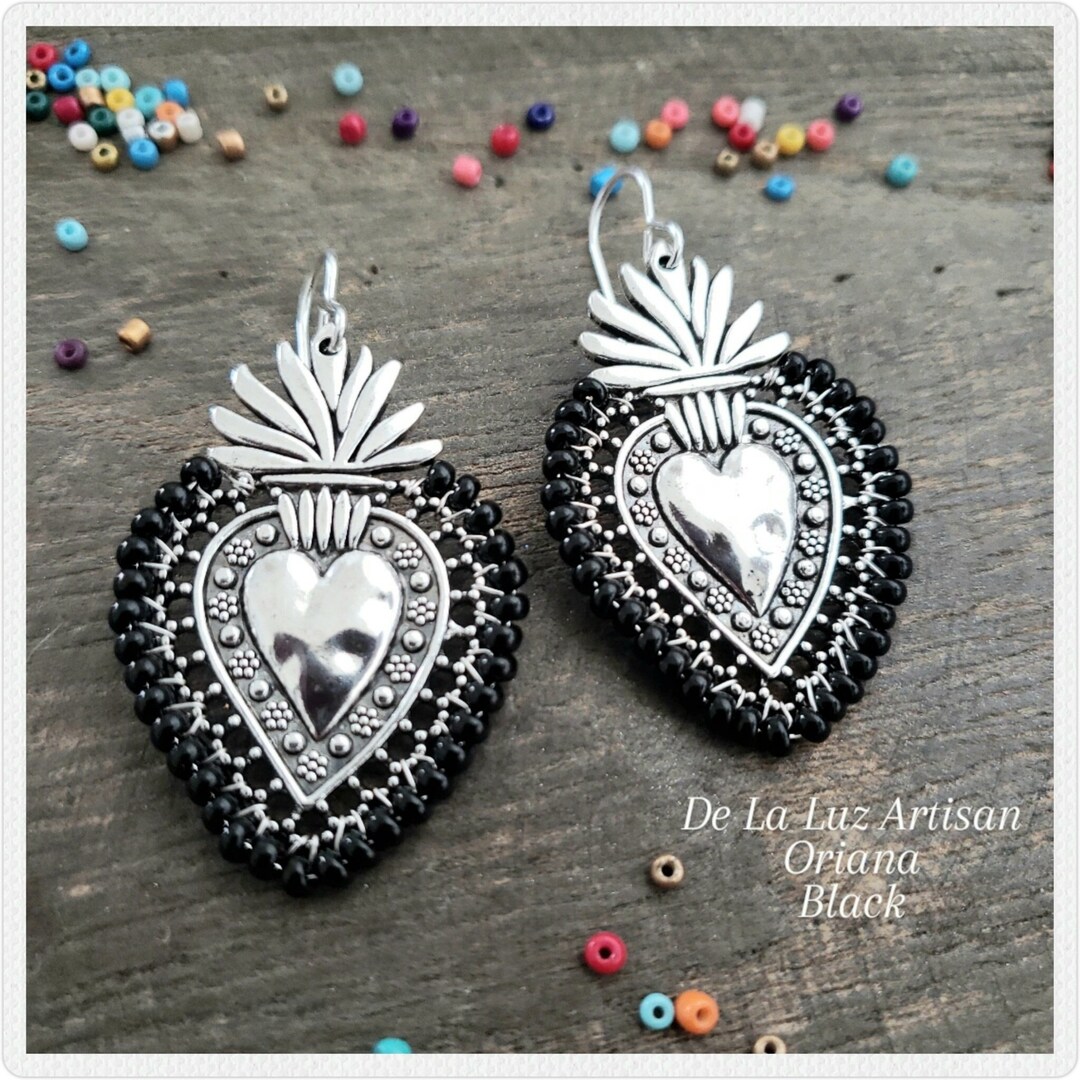 Oriana - Black Custom Color Option Rainbow Fiesta Silver Gold Sacred ...