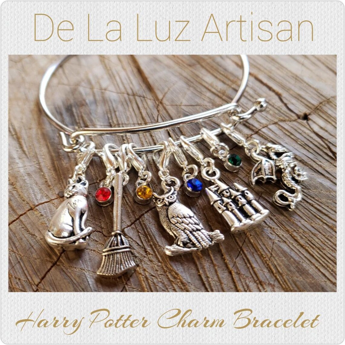 Wizard Mega Charm Bracelet Choose from 4-14 Charms Magical | Etsy
