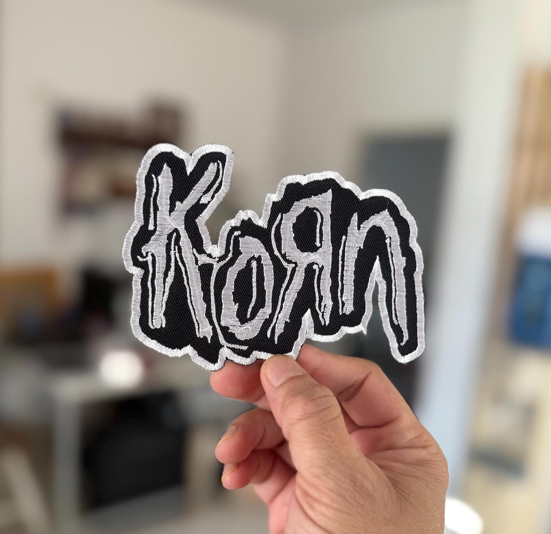 2pcs. Korn Nu Metal Band Music Logo Symbol Embroidery Iron-on Sew-on ...