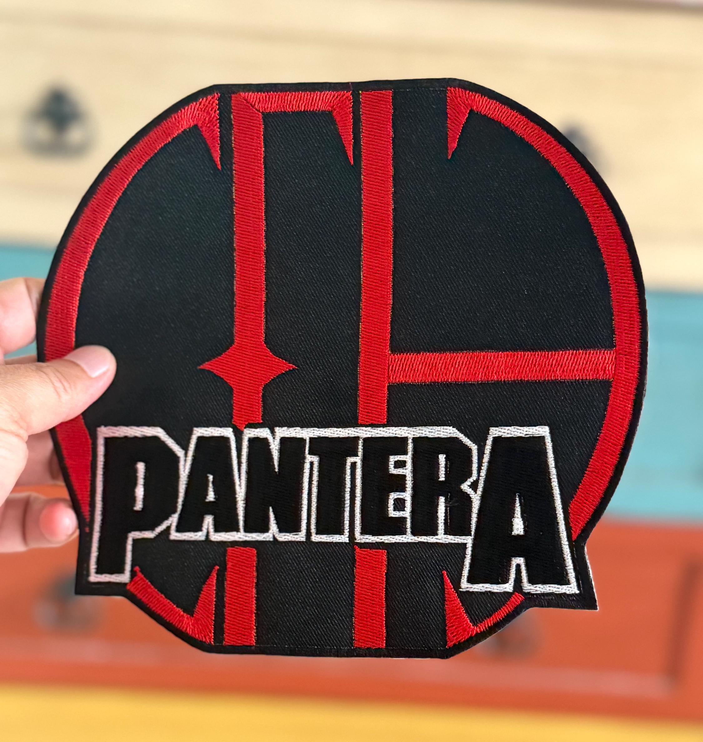 Pantera Heavy Metal Band Music Logo Symbol Embroidery Iron-on Sew-on ...