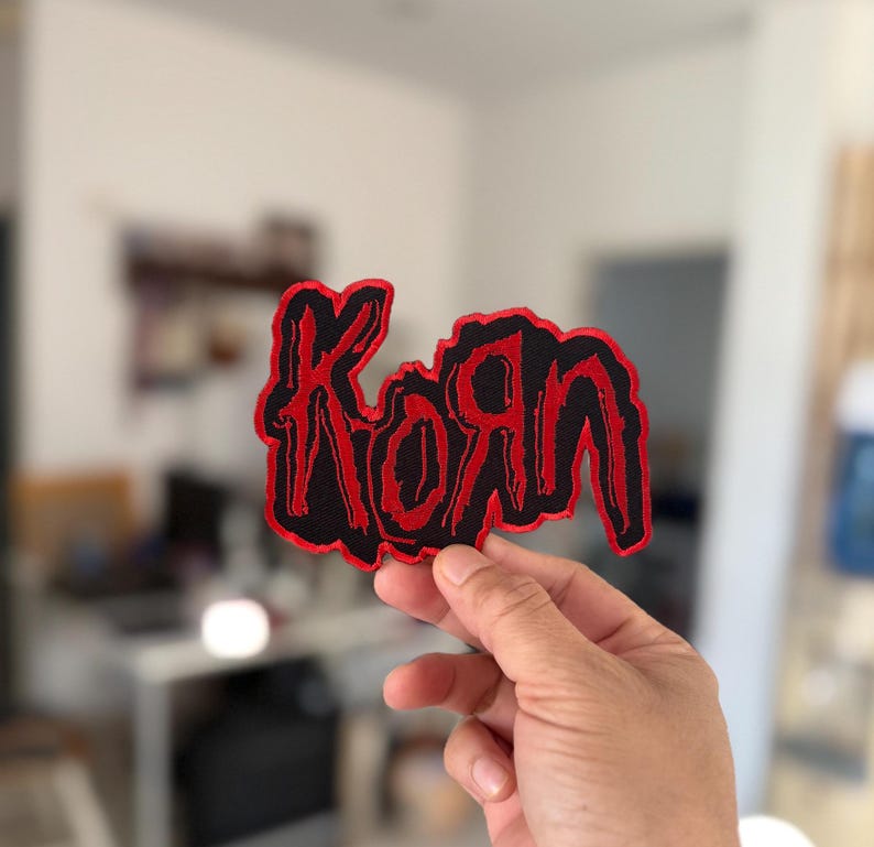 2pcs. Korn Nu Metal Band Music Logo Symbol Embroidery Iron-on Sew-on ...