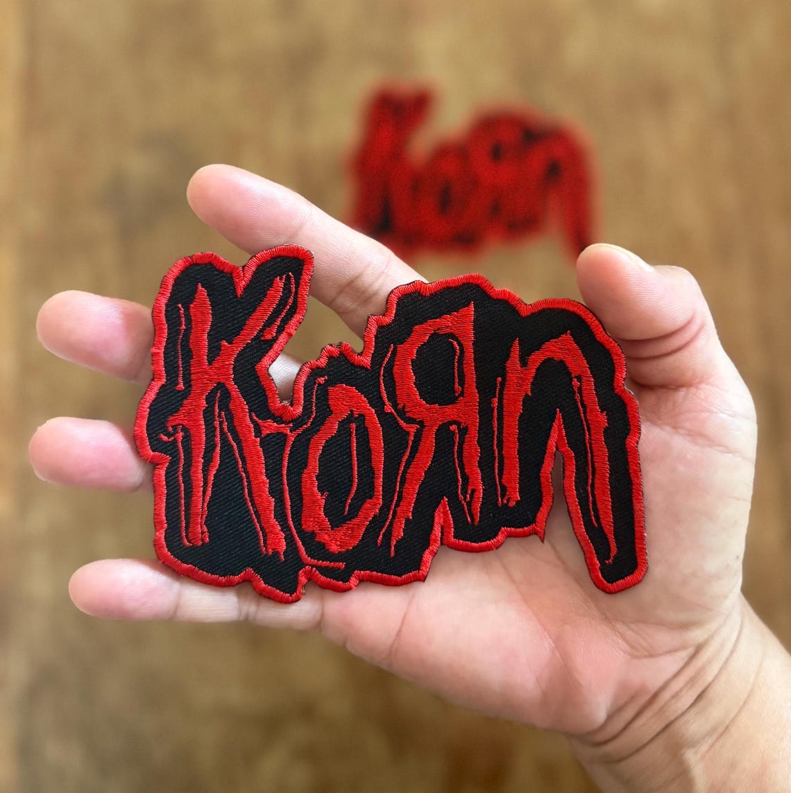 2pcs. Korn Nu Metal Band Music Logo Symbol Embroidery Iron-on Sew-on ...