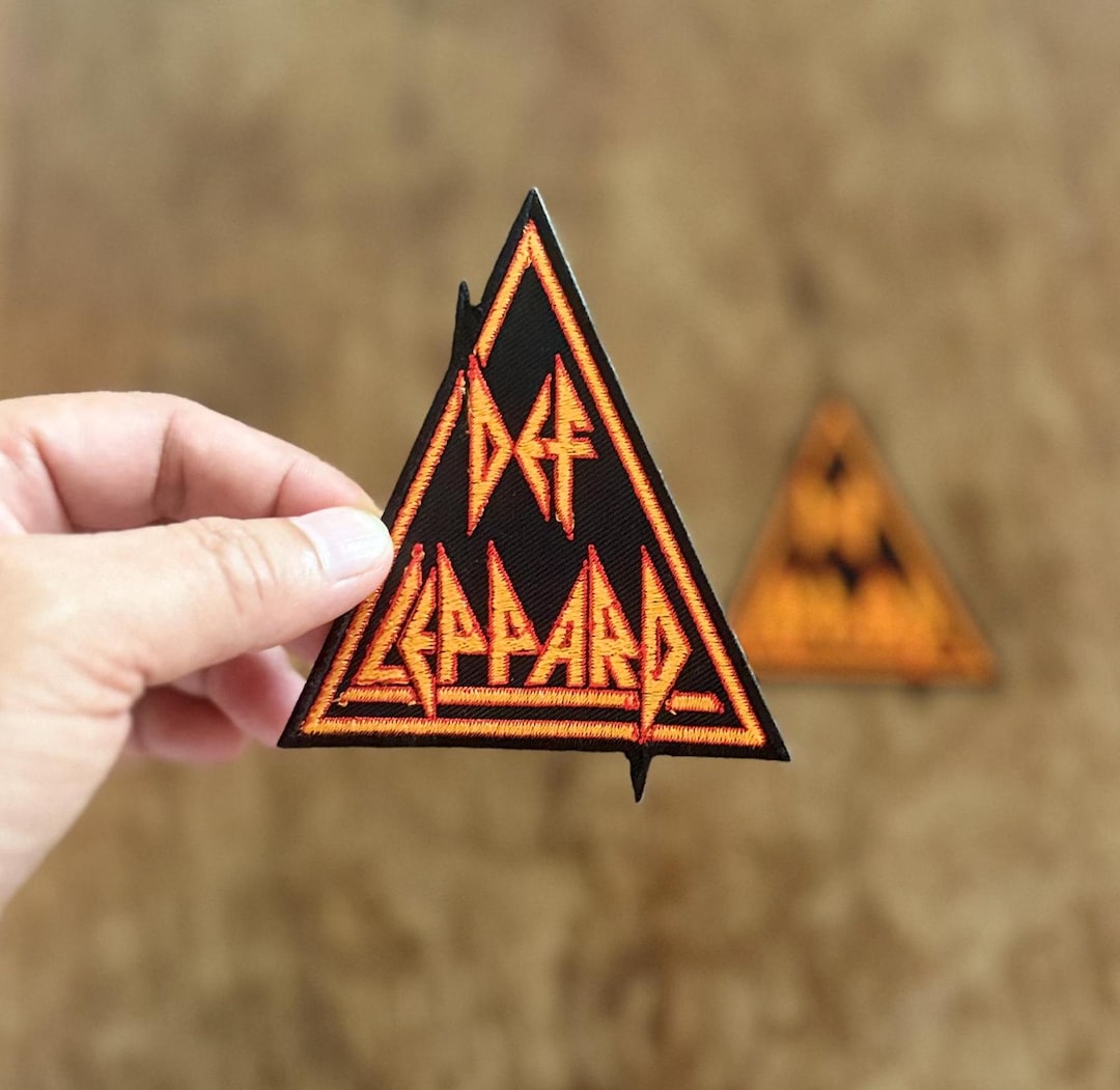 2pcs. Def Leppard Rock Band Music Logo Symbol Embroidery Iron-on Sew-on ...