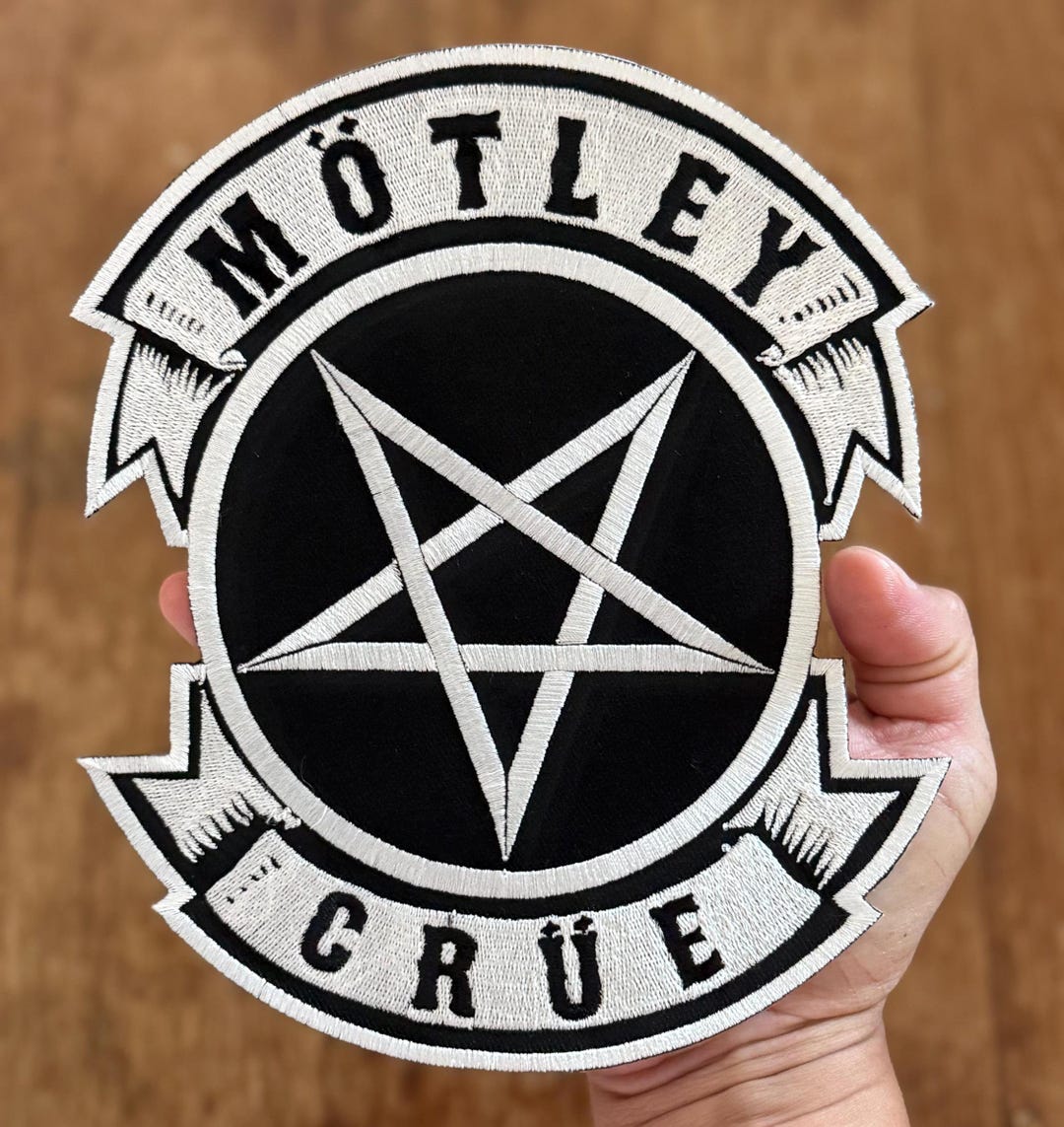 Mötley Crüe Heavy Metal Band Music Logo Symbol Embroidery Iron-on Sew ...
