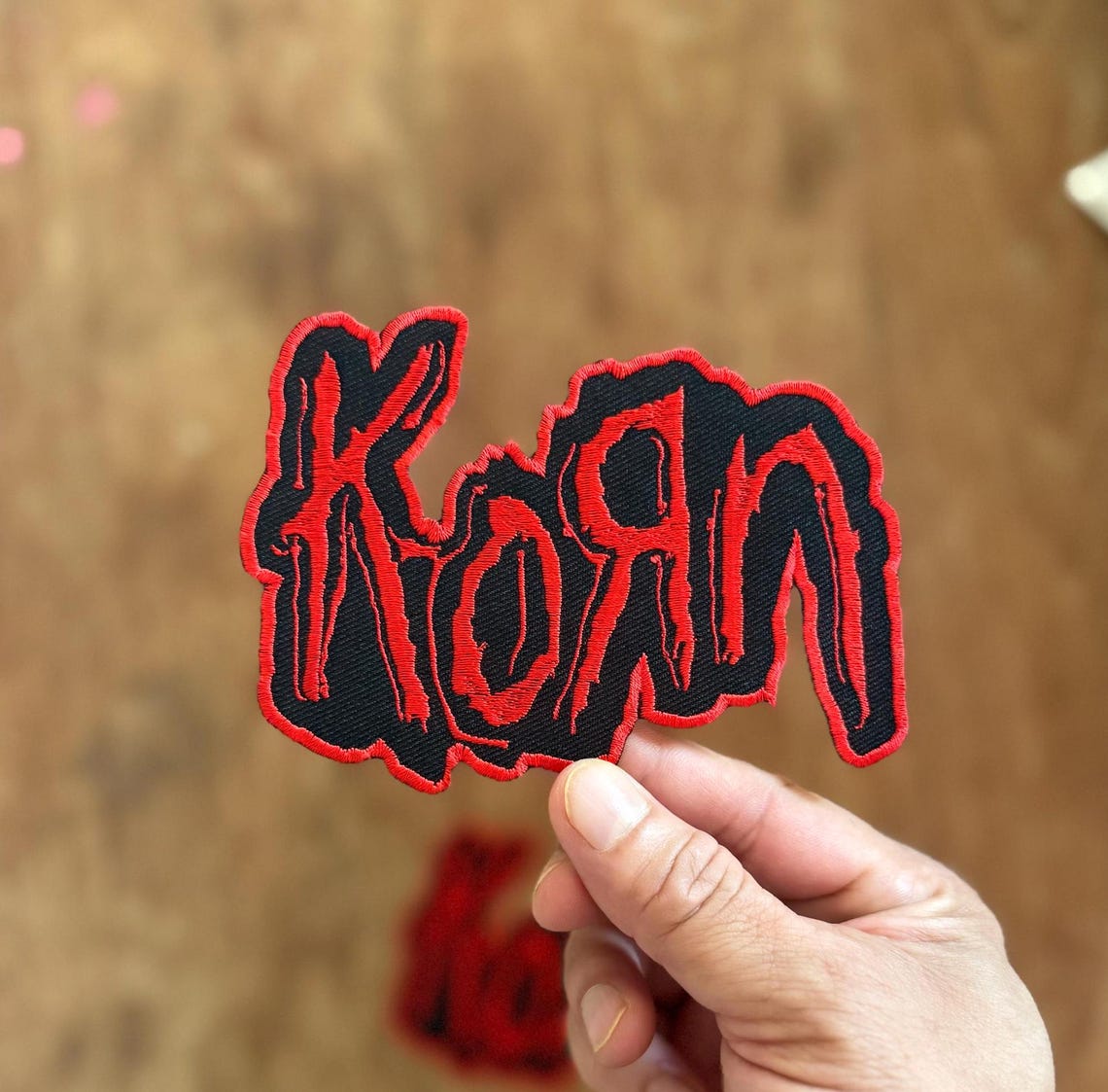2pcs. Korn Nu Metal Band Music Logo Symbol Embroidery Iron-on Sew-on ...