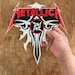 Metallica Band Music Heavy Metal Speed Metal Logo Symbol Embroidery ...