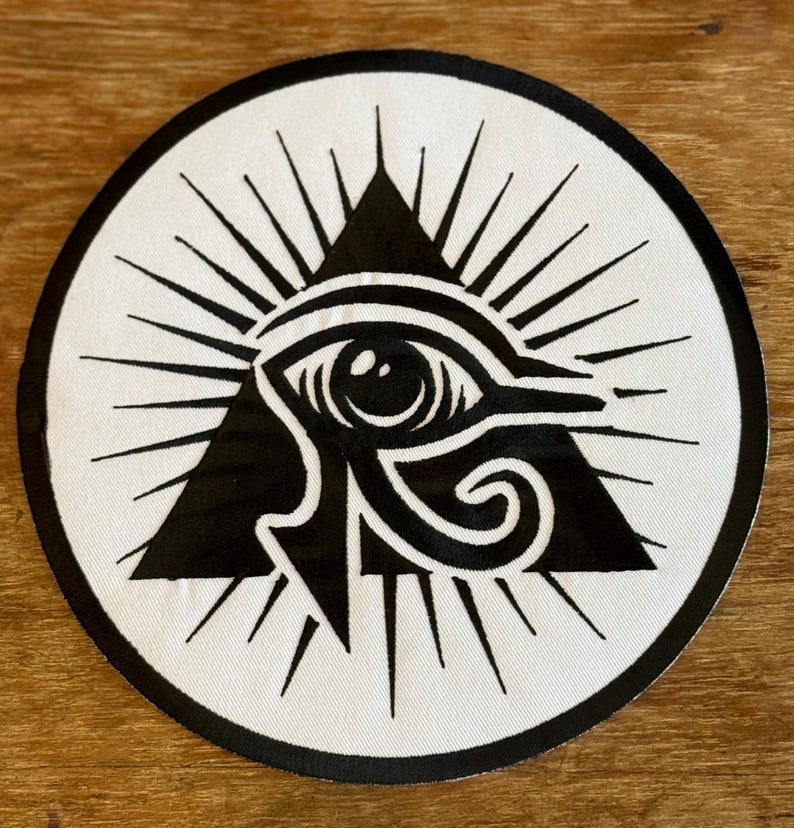 Eye of Horus Embroidery Patch: Ancient Egyptian Symbol (8 Inch) - Etsy