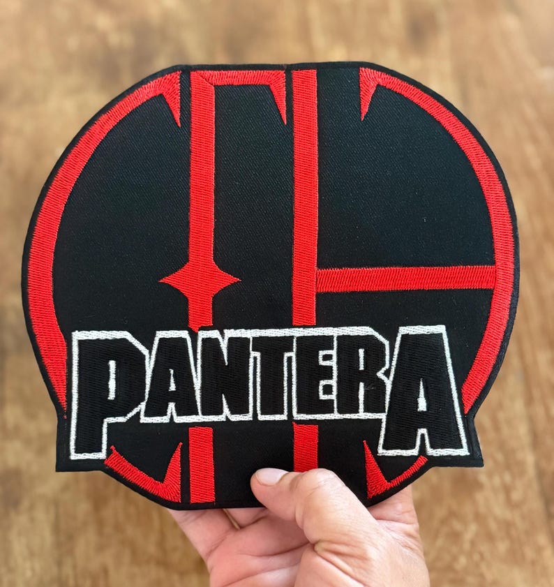 Pantera Heavy Metal Band Music Logo Symbol Embroidery Iron-on Sew-on ...